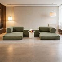 Quality Vacuum Compressed Sofa Bed In Box Modular Sponge Filling Unpacking Friendly for sale