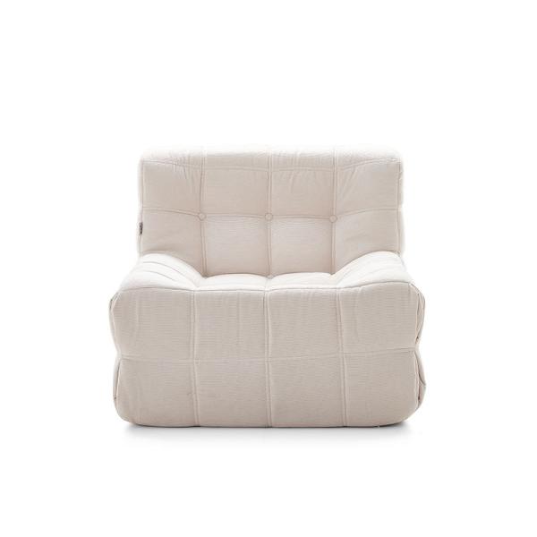 Quality Luxury Modern Brown Vacuum Compression Sofa For Living Room Single 1 Seat for sale