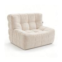 Quality Luxury Modern Brown Vacuum Compression Sofa For Living Room Single 1 Seat for sale