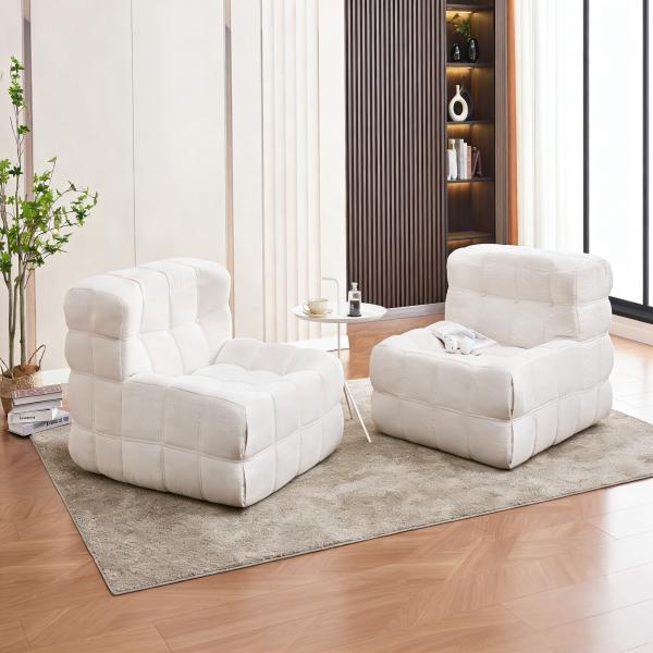 Quality Luxury Modern Brown Vacuum Compression Sofa For Living Room Single 1 Seat for sale