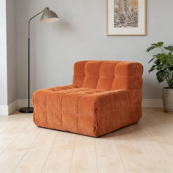 Quality Livingroom Modern Boucle Fabric Compressed Sofa Chair Compression Single Sofa Vacuum Compressed Furniture for sale