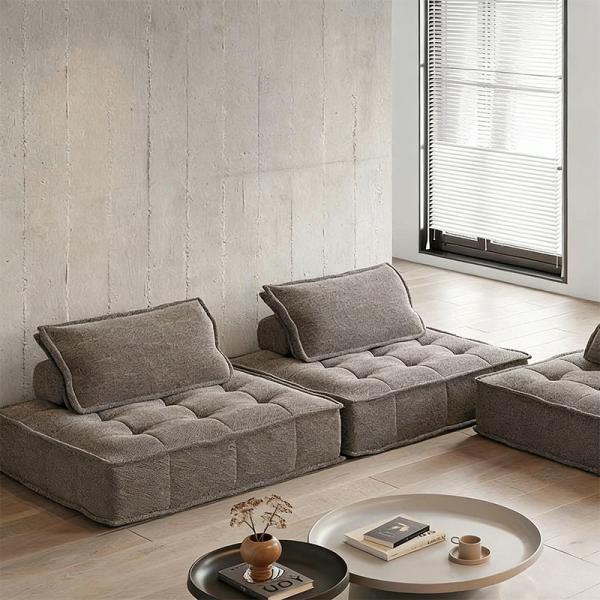 Quality Modern Lazy Home Compressed Sofa Single Fabric Sponge Compressed Sofa Modern for sale