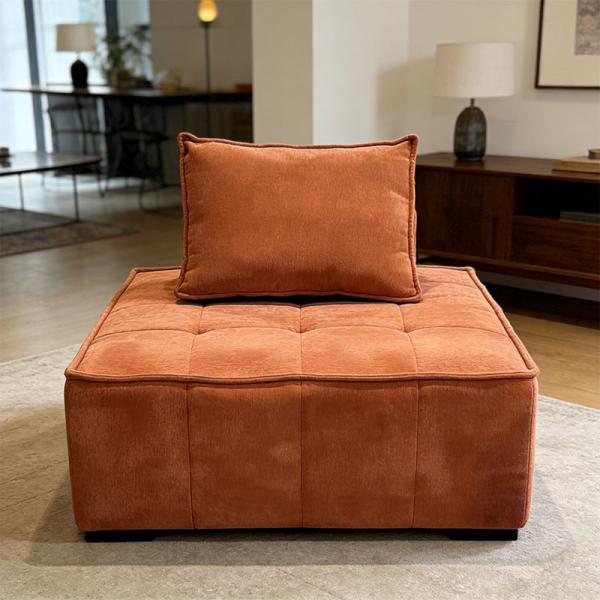 Quality Modern Lazy Home Compressed Sofa Single Fabric Sponge Compressed Sofa Modern for sale