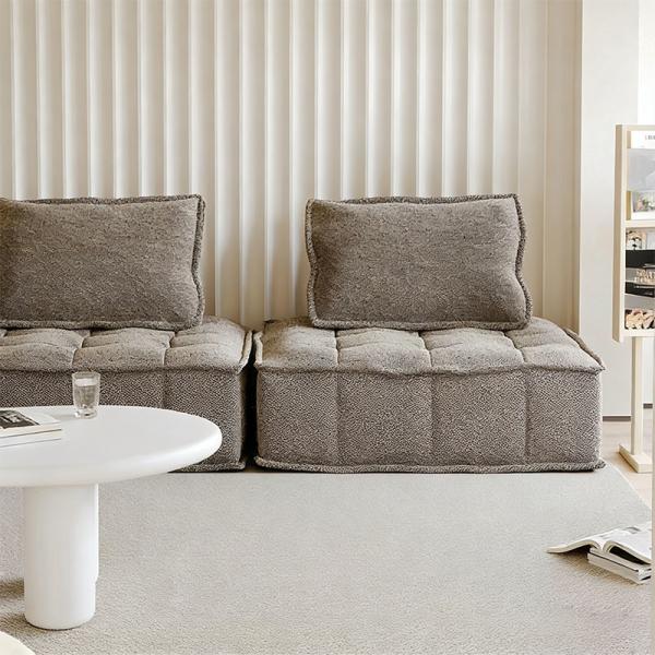Quality Modern Lazy Home Compressed Sofa Single Fabric Sponge Compressed Sofa Modern for sale