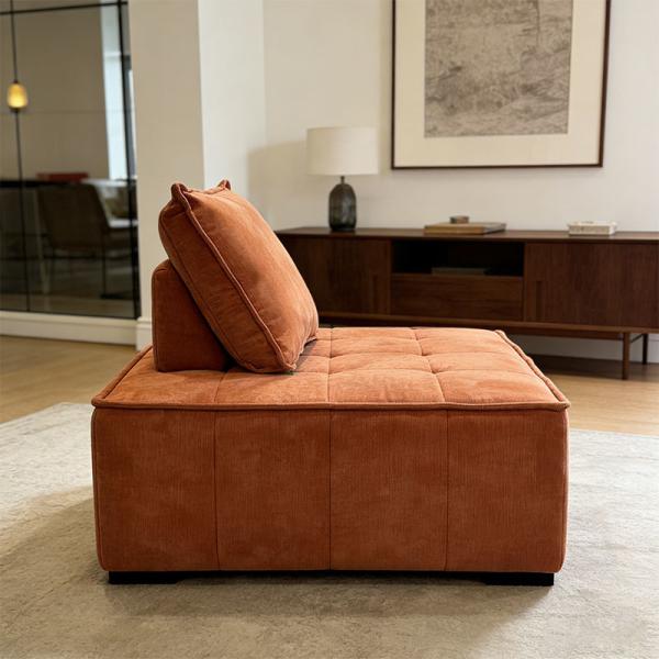 Quality Modern Lazy Home Compressed Sofa Single Fabric Sponge Compressed Sofa Modern for sale