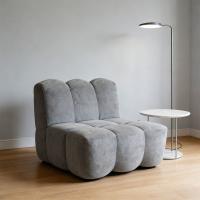 Quality Vacuum Compressed Upholstered Modular Single Seat Fabric Compression Sofa Large for sale