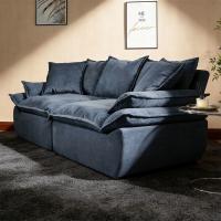 Quality Compression Vacuum Sofa Set Home Furniture Modular Modern Luxury Corduroy 3 for sale