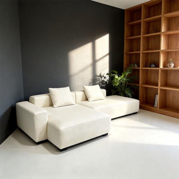 Quality Modern Living Room Fabric Wooden Frame Comfortable Sofa for Lobby for sale