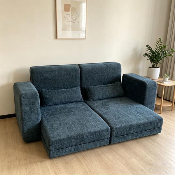 Quality Kongpai Deformable Fabric Sofa Bed New Style Compressed Couch for Living Room for sale