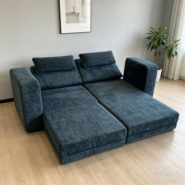 Quality Kongpai Deformable Fabric Sofa Bed New Style Compressed Couch for Living Room for sale