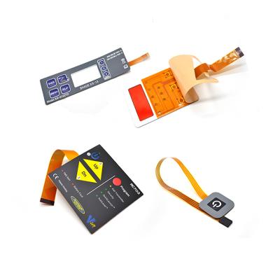 Flat Surface Non Tactile Membrane Switch Medical Equipment Membrane Keyboard