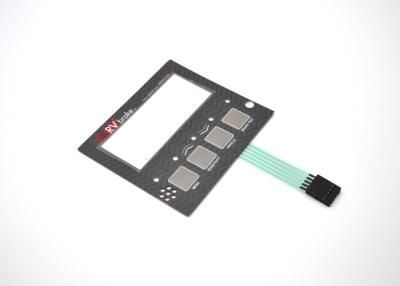 China Waterproof 4 Metal Dome Tactile Membrane Keyboard For Electronic Components for sale