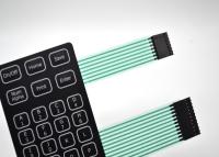 China LED Custom Membrane Keyboard with Metal Dome Tactile Switch 150-400g Operating Force for sale