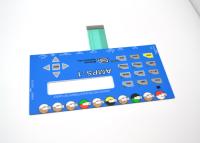 China Push Button Membrane Switch Panel With LCD Clear Window No Embossing for sale