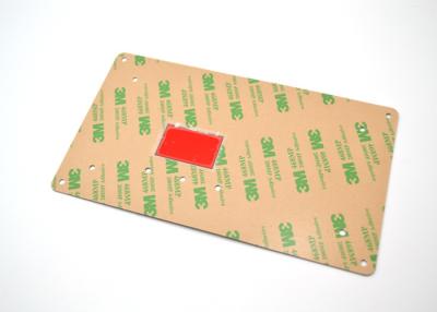 China Flat Type Membrane Switch Panel Non Tactile With Red Colored Transparency Window for sale