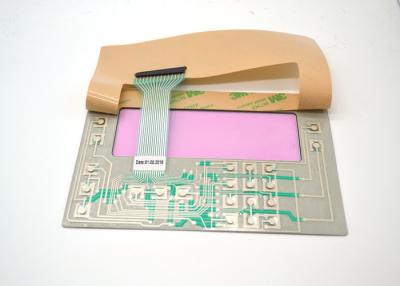 Cina Commutatore di membrana tattile impresso ANIMALE DOMESTICO con esposizione trasparente colorata rosa in vendita