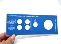 China Push Button Metal Dome Membrane Switch 195x70mm with 3M 467MP Adhesive for Industrial Controls for sale