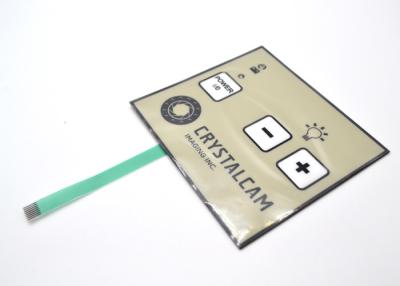 Cina Il commutatore di membrana materiale della cupola del metallo del PC dell'ANIMALE DOMESTICO con il LED impermeabilizza 90x100mm in vendita