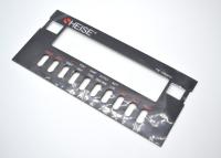 China ZS-96 Flat Non-Tactile Membrane Panel Switch 135×65mm with 3 Clear Display Windows and 0.175-0.5mm Thickness Options for sale