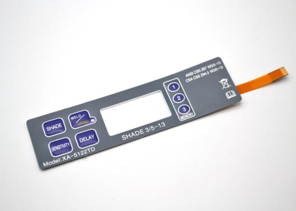 明確な窓3M467の実質の接着剤が付いている蝕知FPCの膜スイッチ キーパッド