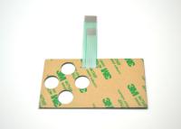China Flexible LED Membrane Switch with 0.4-1.0mm Tactile Feedback and 25-100mA Rating for Industrial Control Panels for sale