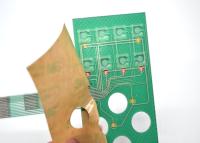 China Push Button Single Membrane Switch LED Panel with 0.4-1.0mm Tactile Travel and -40℃ to 70℃ Operating Range for sale