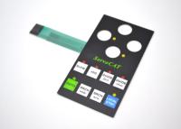China Flexible LED Membrane Switch with 0.4-1.0mm Tactile Feedback and 25-100mA Rating for Industrial Control Panels for sale