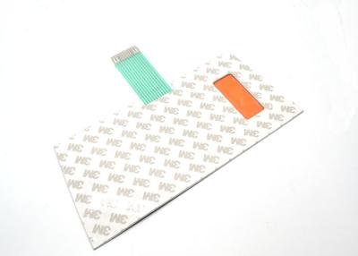 Cina Commutatore di membrana della cupola del metallo dell'ANIMALE DOMESTICO/PVC con la vetrina trasparente colorata in vendita