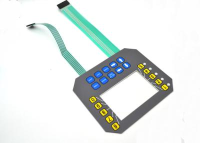 China Interruptor de membrana do diodo emissor de luz da abóbada do metal, à prova de água do teclado de membrana à venda