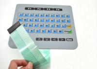 China Durable Standard Flat Membrane Switch with Moisture Proof Rubber Keyboard - 1 Million Cycles Life, -40℃ to 70℃ Range for sale