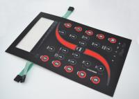 China Durable One Key Membrane Switch with 35V DC Rating and 5 Million Cycle Life for Industrial Control Panels for sale
