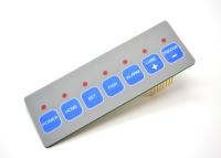 China 100MA Anti-Corrosion Backlit Membrane Switch with 25-100mA Rating and -40℃ to 70℃ Temperature Range for sale
