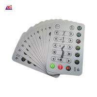 China PET Overlay 0.2mm Flat Key Membrane Switch Panel - 35V DC, 5 Million Cycle Life for sale