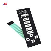 China Flat Key Non Tactile Dustproof Membrane Switch Keypad for sale
