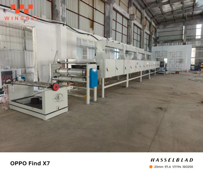 Fiberglass Coated Fabric Production Line Image 6