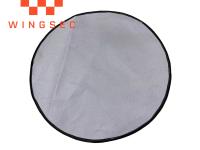 Quality Silver Fire Pit Protective Mat Fiberglass Fireproof Mat For Log Burner for sale