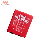Quality EN 1869 Home Fire Blankets WS Fibreglass Fire Resistant Blanket for sale
