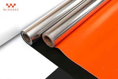 China High-Quality Laminated Roll: Aluminum Foil Coated Fireproof Fiberglass Cloth for sale