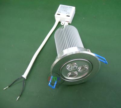 China High out lumens 3x3W round Led downlight,30/45/60 degree lens.2 years warranty for sale