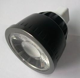 China Black shell COB 5W MR16 Led spotlight,450LM,2 years warranty for sale