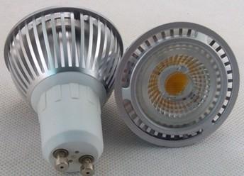 China GU10 COB 4W Led spotlight with 60degree,2 years warranty for sale
