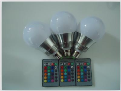 China 2 years warranty E27 IR Control 10W Led Bulb with 24 key controller for sale