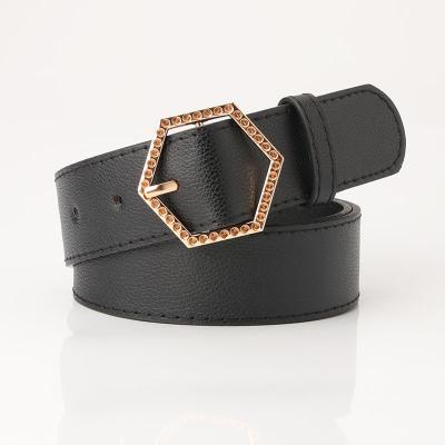 Cina Le signore del fermaglio della lega rivestono di pelle i jeans delle donne 3.4cm del vestito dalla cinghia decorativi in vendita