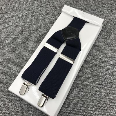 China De Broek van zuivere de Polyestermensen van Kleurensteunen bindt 3.5cm Stevige Leerbretels vast Te koop