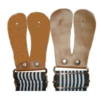 China Custom Y Back Leather Suspenders Adjustable Elastic Trouser Braces 25mm 38mm 50mm Width for sale