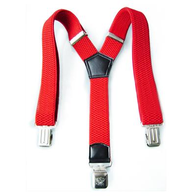 Cina Bretella rossa elastica della parte posteriore tessuta 80cm della clip Y della cinghia del poliestere dei bambini in vendita