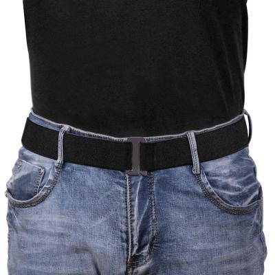 China Curvatura liga de zinco 115cm preta invisível dos homens Elasticated lisos das correias à venda