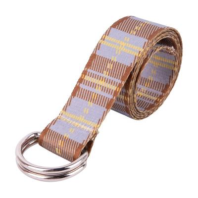 Cina Doppia fibra della cinghia D Ring Buckle Fabric Web Polyester del ciclo delle donne in vendita