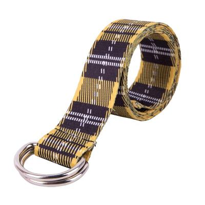 Cina Doppia fibra della cinghia D Ring Buckle Fabric Web Polyester del ciclo delle donne in vendita