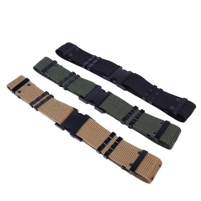 中国 戦術的なポリプロピレンの生地網ベルト5.5cmのプラスチック ハイキングの軍隊Acuベルト 販売のため